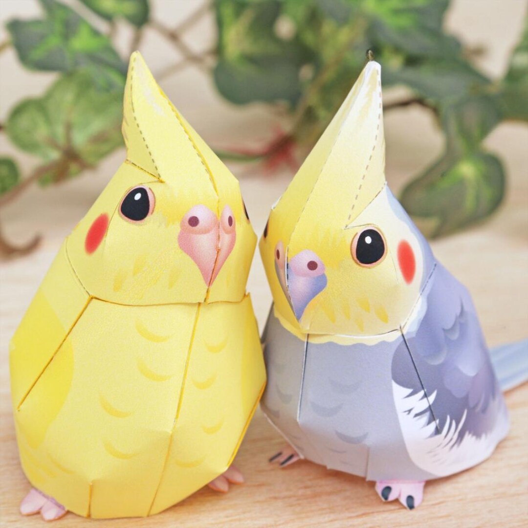 Cockatiel Mini Version Papercraft, Bird, Paper Model, Papercraft ...
