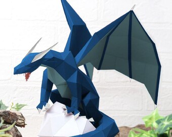 Griffin, Paper Model Sculpture, Papercraft, Paper Craft Template Kit ...