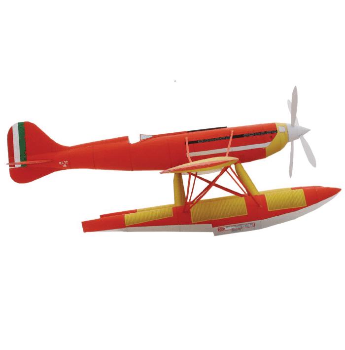 Macchi M.C.72, Floatplane, Seaplane, Aircraft, DIY Paper Model ...