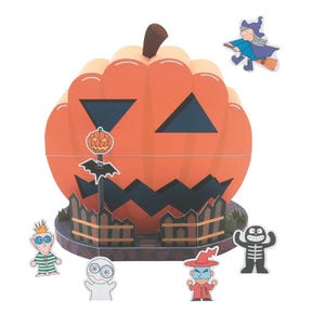 Halloween House Papercraft for Kid Template Kit Miniature, DIY - Etsy