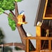 Treehouse Papercraft for Kid Template Kit Miniature - Etsy
