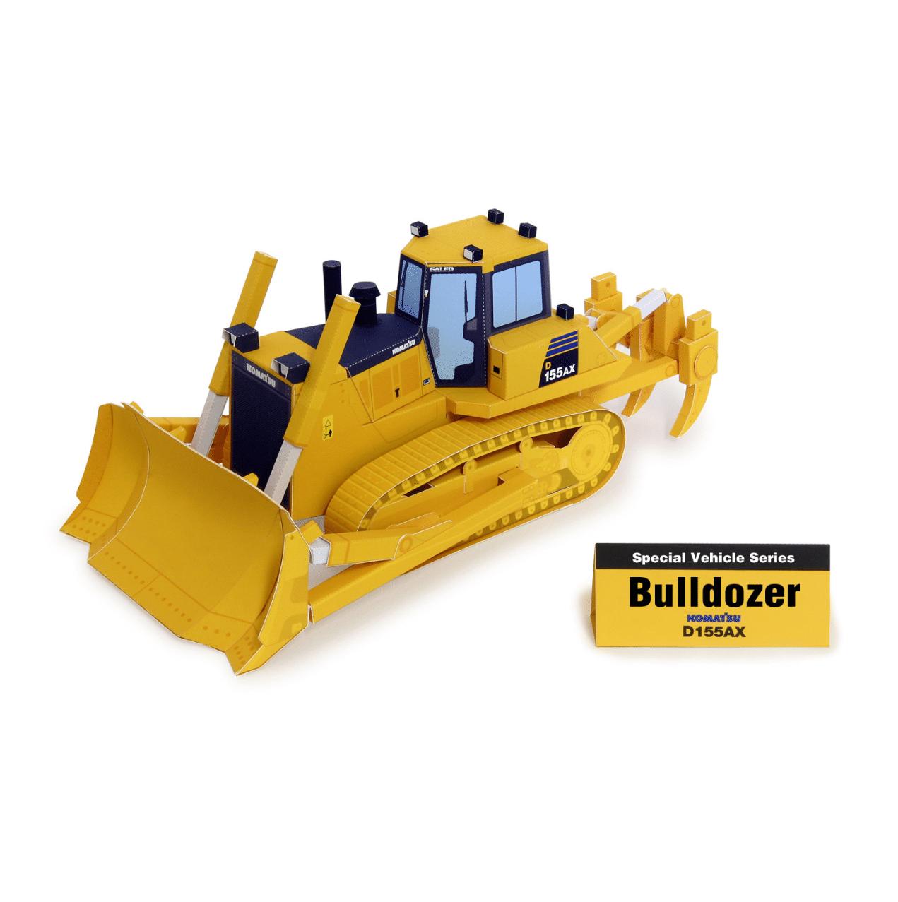 Bulldozer Papercraft, Crawler Dozers, Tractor, Construction Equipment ...