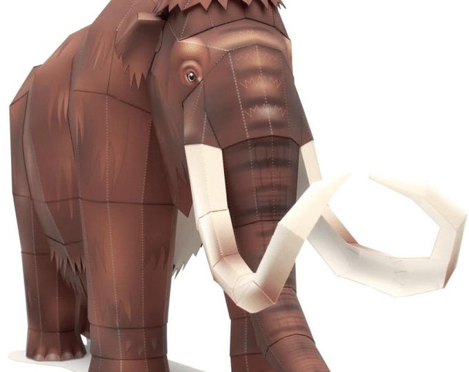 MAMMOTH 3D Papercraft / Digital File for Papercraft / Printable PDF ...