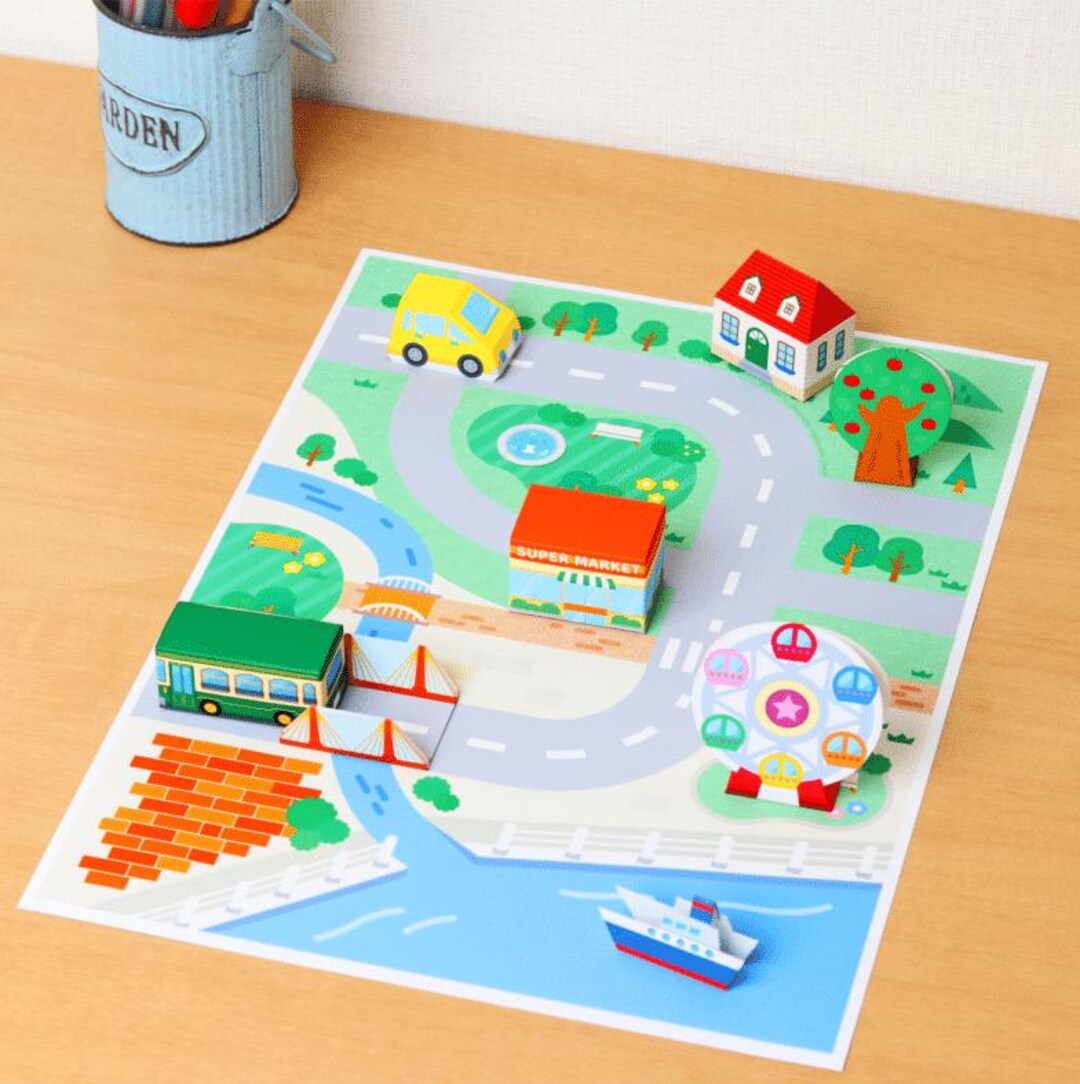 Papercraft City of London and London Eye DIY Papercraft for Kid ...