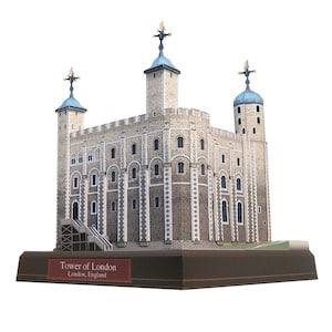 Tower of London, London, England, Building, DIY Paper Model Sculpture ...