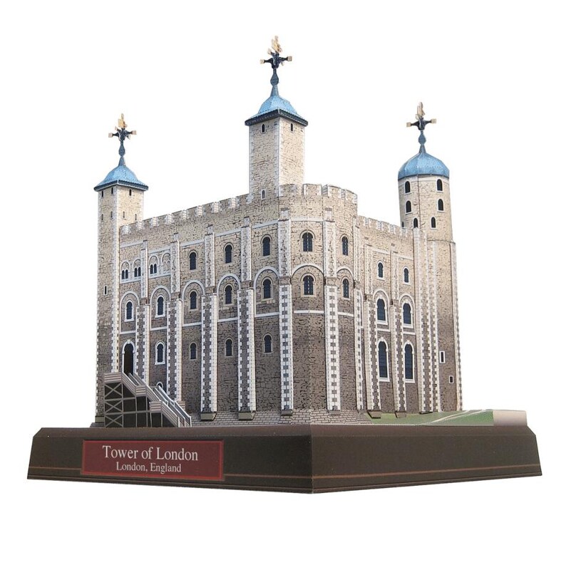 Tower of London, London, England, Building, DIY Paper Model Sculpture ...
