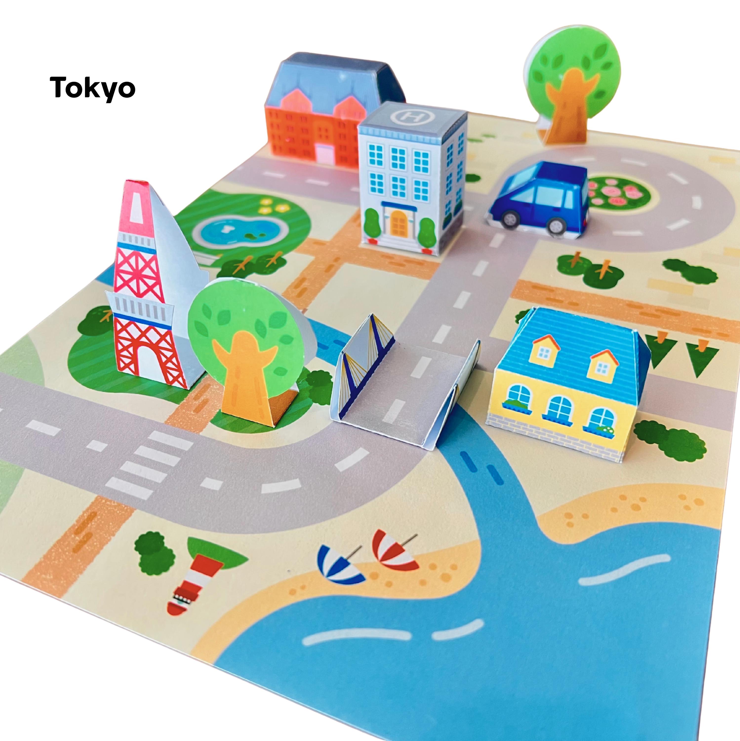 Printable Papercraft City of Mega City, London, Tokyo, Aachen ...