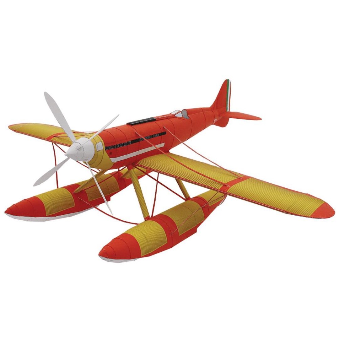 Macchi M.C.72, Floatplane, Seaplane, Aircraft, DIY Paper Model ...