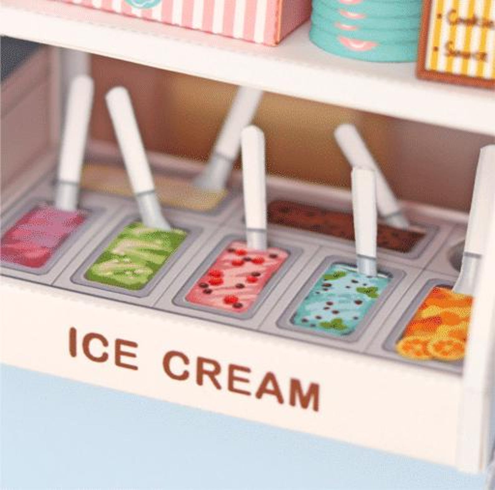 DIY Mobile Food Truck Papercraft: Ice Cream Van, Coffee Truck (PDF ...
