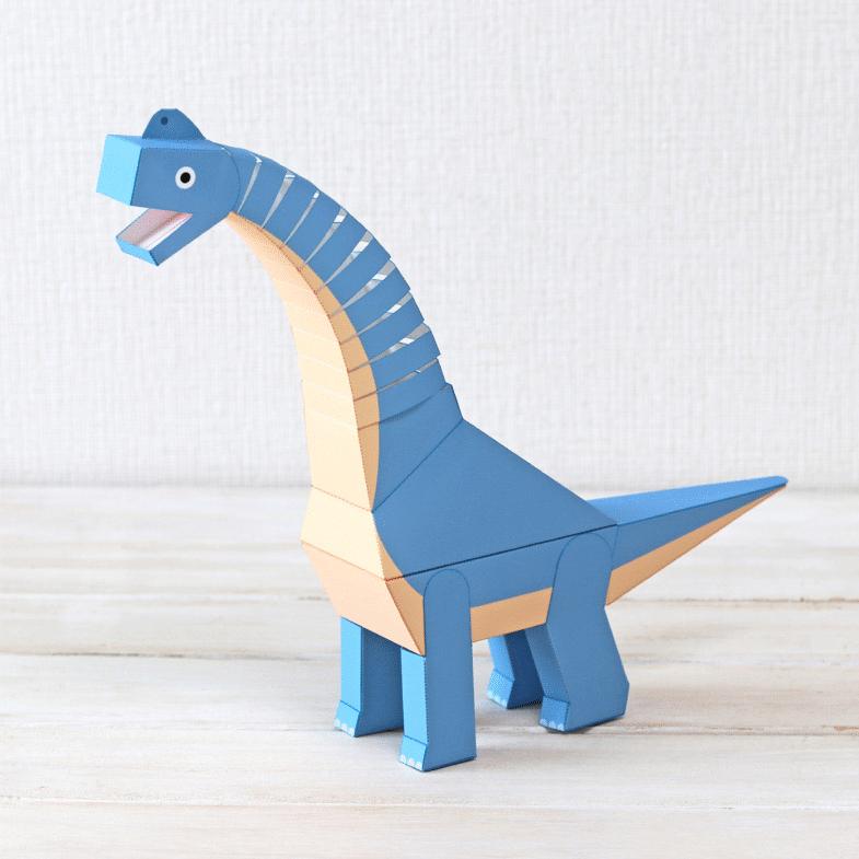 Brachiosaurus, Dinosaur, DIY Papercraft for Kid Template Kit - Etsy