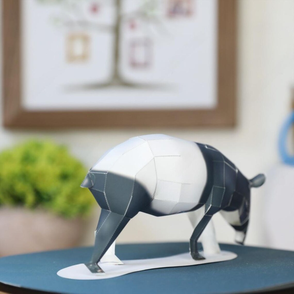 Malayan Tapir Papercraft, Paper Model, Papercraft Template Kit, Animal ...