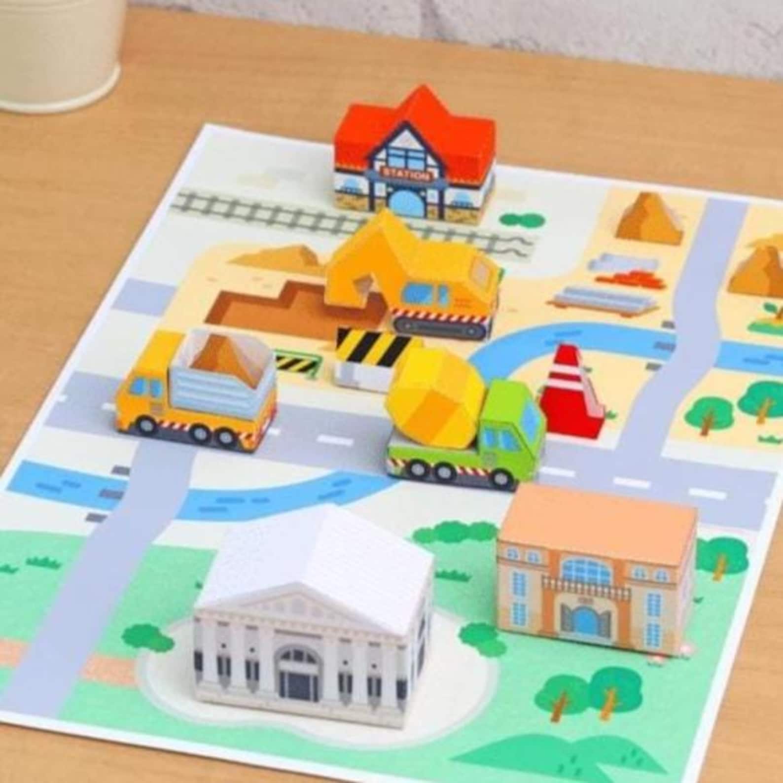 Papercraft City of Aachen, Germany, DIY Papercraft for Kid Template Kit ...