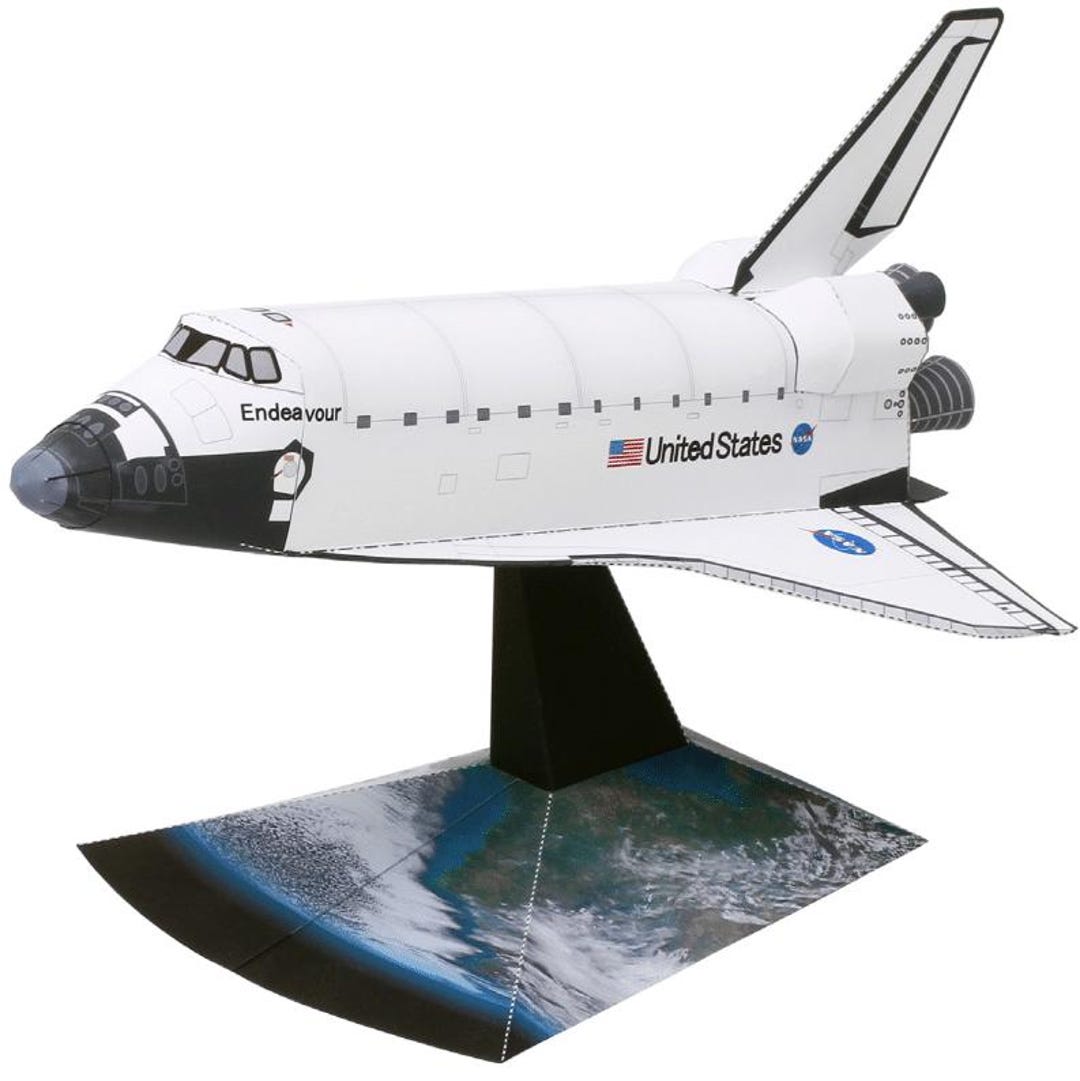 Space Shuttle Orbiter-easy Version, Space, Astronomy, DIY Paper Model ...