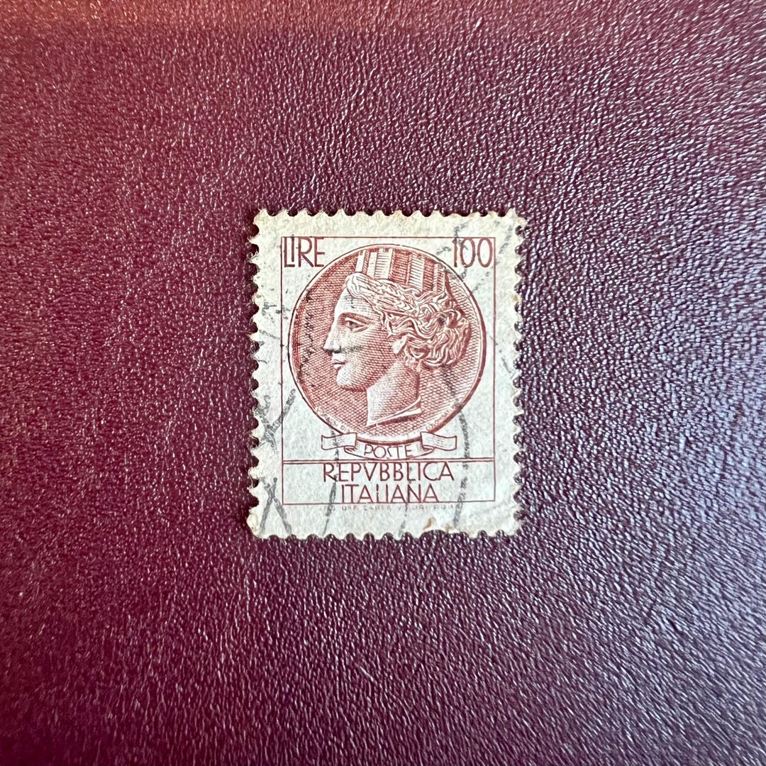 Rare Repvbblica Italiana 100 Lire, Italian Stamp, Italy, Coin of ...