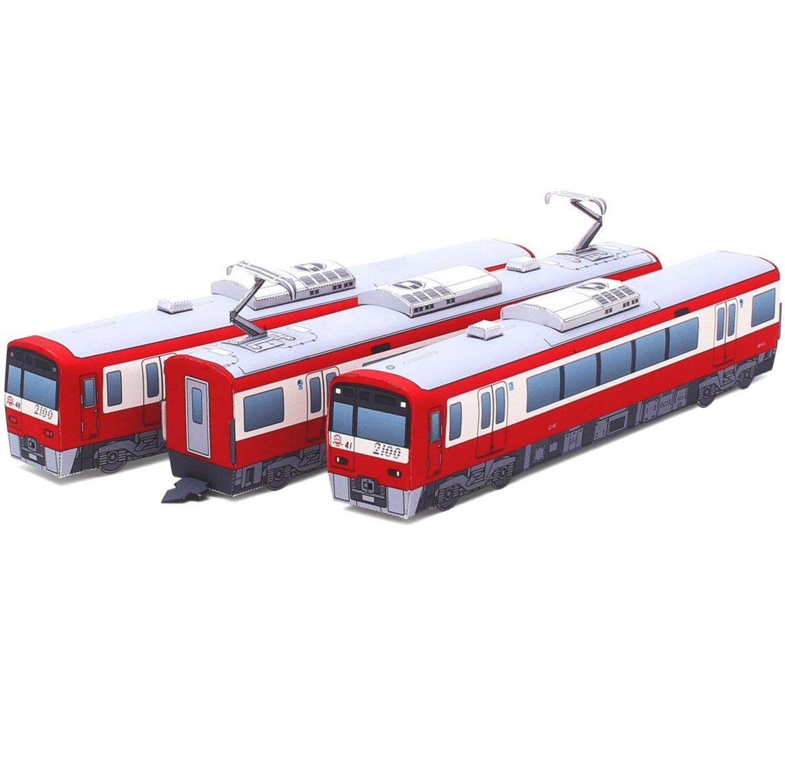Electric Train Papercraft, Keikyu 2100 Series Papercraft, Train, Speed ...