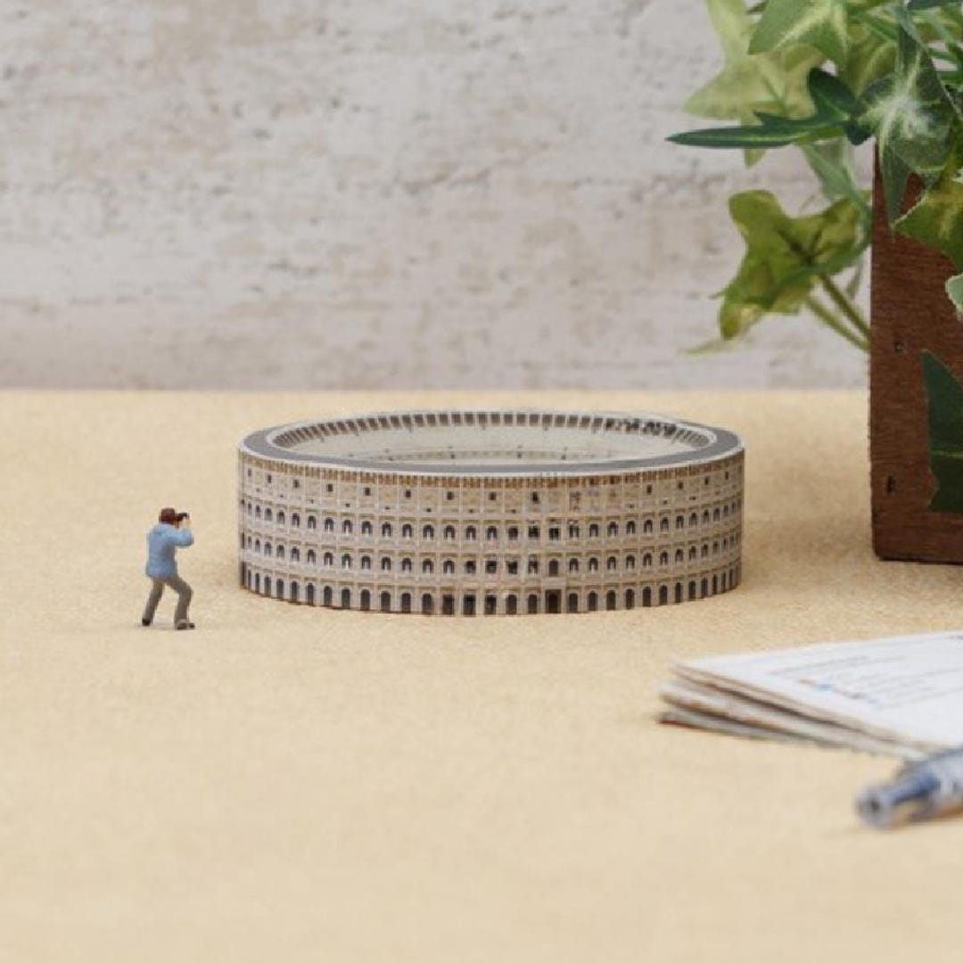 Colosseum, Rome, Italy, Mini Version, Building, DIY Paper Model ...