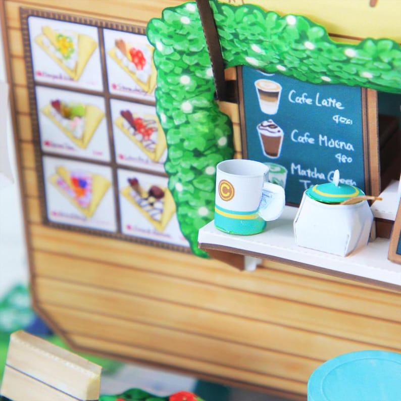 Mobile Crepe & Coffee Van, Foodtruck, Coffee Truck, Papercraft for Kid ...