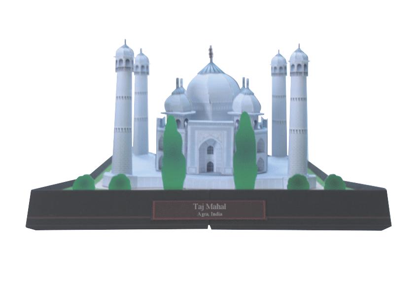 Taj Mahal, Agra, Uttar Pradesh, India, Building, DIY Paper Model ...