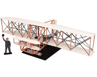 Papercraft Kit Wright Brothers Flyer 1 Airplane 3d Paper Model Crafting ...