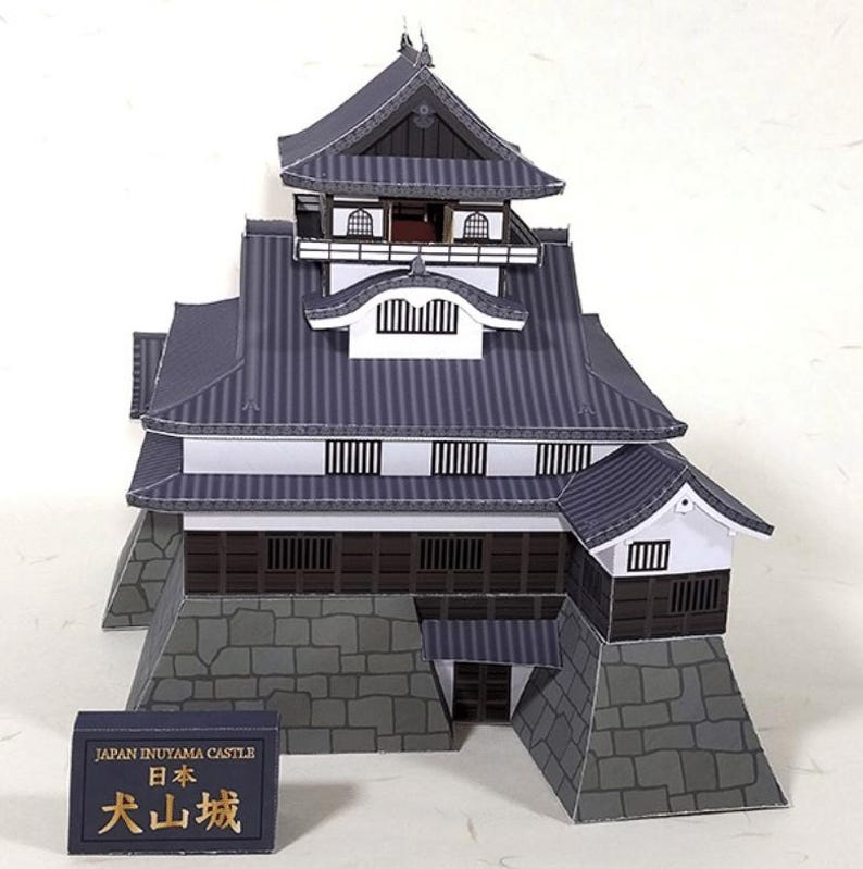 Inuyama Castle, Aichi, Japan, Building, Paper Model, Papercraft, Pdf ...
