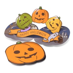 Halloween Pop-up Card Papercraft for Kid Template Kit Miniature, DIY - Etsy