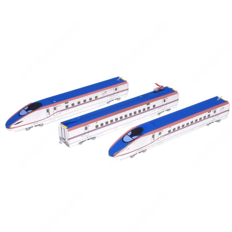 Shinkansen Papercraft, Bullet Train Papercraft, E7 Series Kagayaki ...