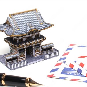 Nikko Toshogu Shrine (yomeimon), Japan, Mini Version, Building, DIY ...