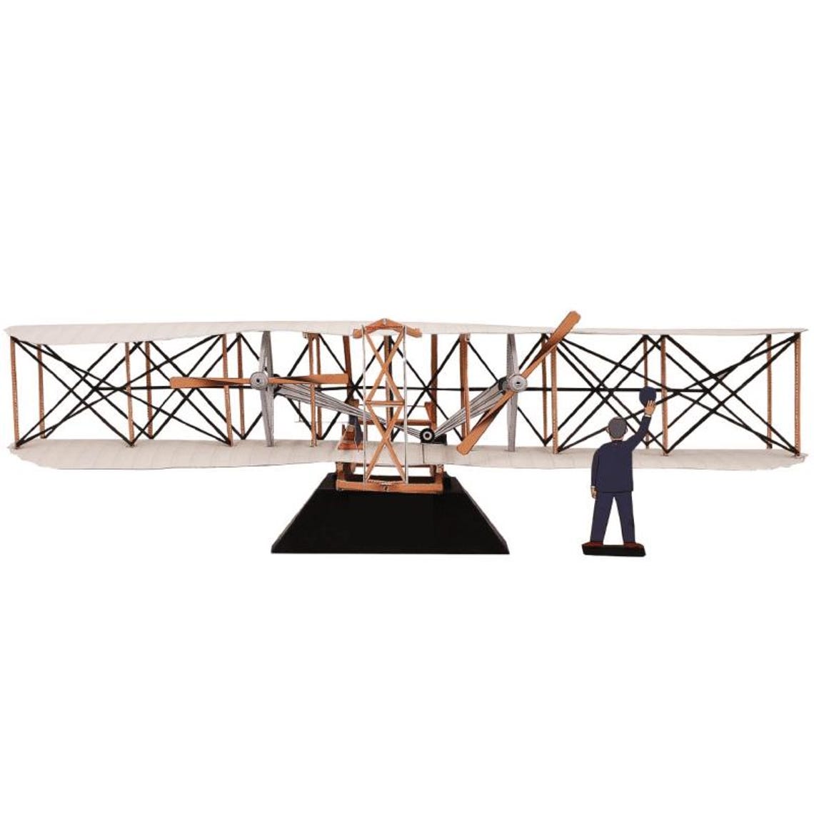Wright Flyer, Airplane, Aircraft, DIY Paper Model, Papercraft, Paper ...
