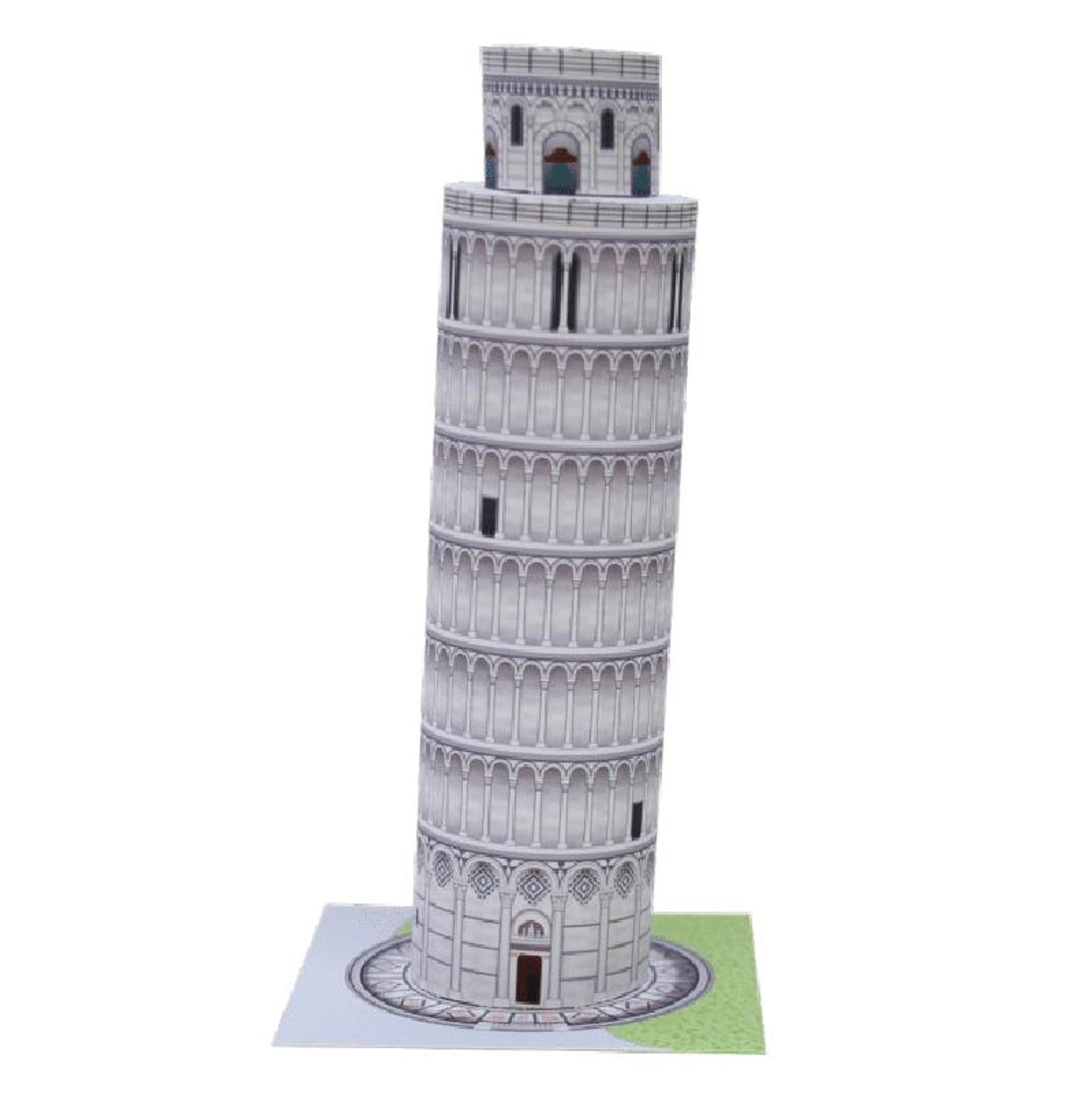 Leaning Tower of Pisa, Italy, Mini Version, Building, DIY Paper Model ...