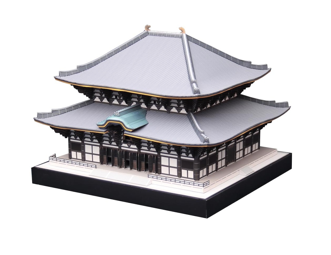 Todai-ji Temple, Building, Nara, Japan, DIY Paper Model Sculpture ...
