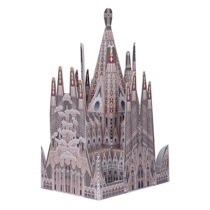Sagrada Familia, Barcelona, Spain, Mini Version, Building, DIY Paper ...