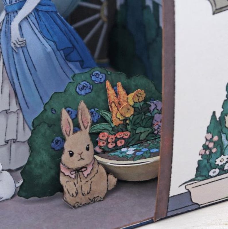 Cinderella House Papercraft for Kid Template Kit Miniature, Printable ...