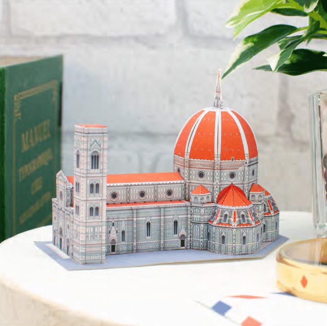 Florence Cathedral, Italy, Mini Version, Building, DIY Paper Model ...