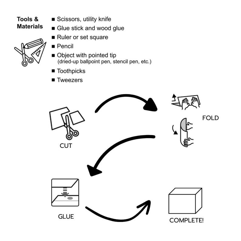 Byodoin Phoenix Hall, Tokyo, Japan, Mini Version, Building, DIY Paper ...