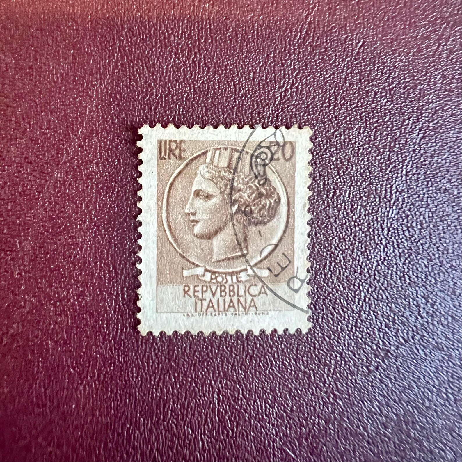 Rare Repvbblica Italiana 20 Lire, Italian Stamp, Italy, Coin of ...