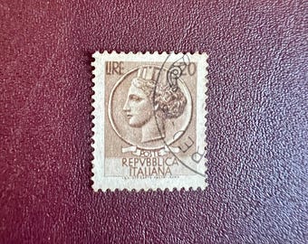 Rare Repvbblica Italiana 20 Lire, Italian Stamp, Italy, Coin of ...
