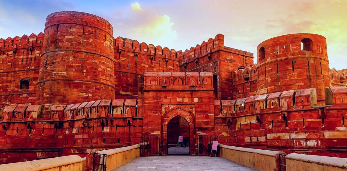 Agra Fort, India, Building, DIY Paper Model Sculpture, Papercraft, Pdf ...