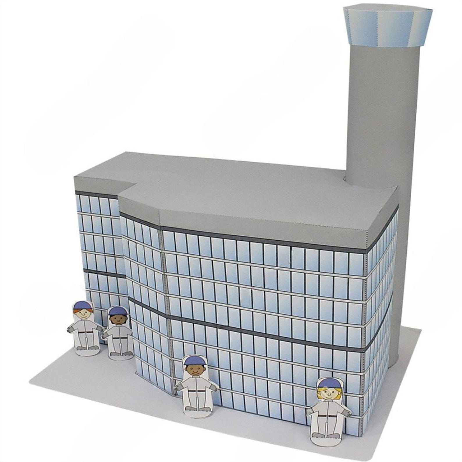 Papercraft, Control Tower, Gas Station, DIY Papercraft for Kid Template ...