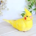 Lutino Cockatiel Papercraft, Bird, Paper Model, Papercraft Template Kit ...