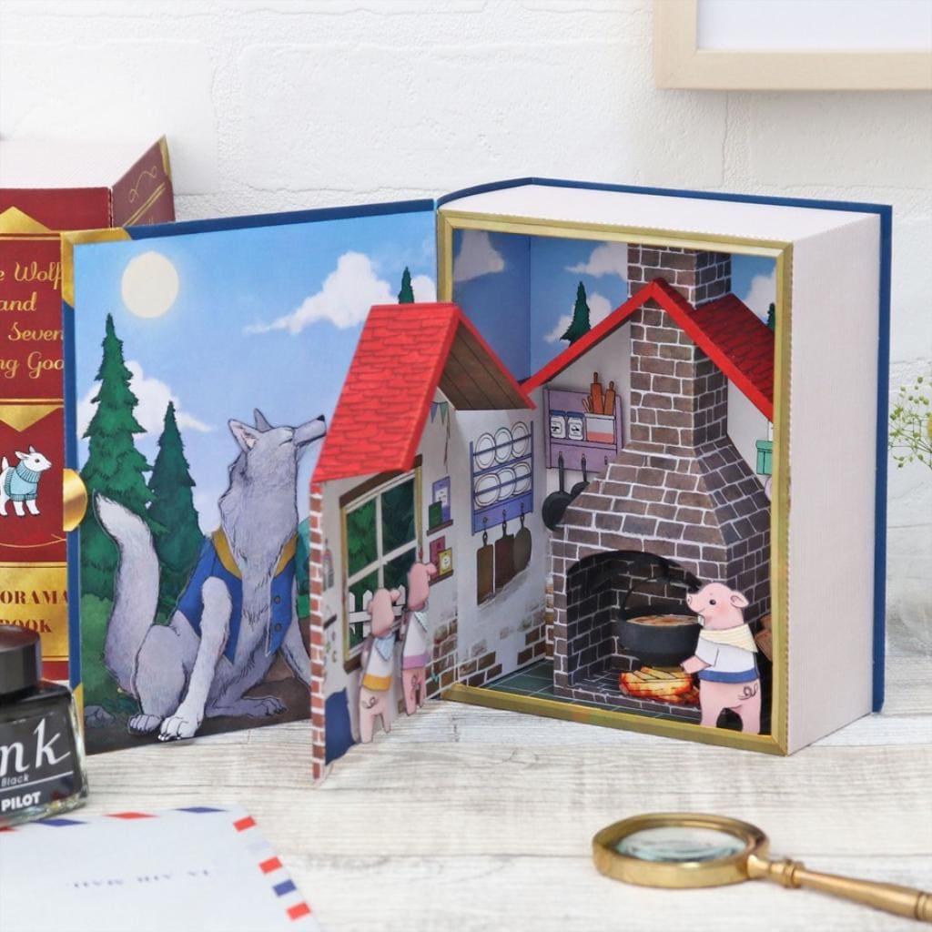 Diorama Book Report, the Three Little Pigs, Fairy Tale, Papercraft ...