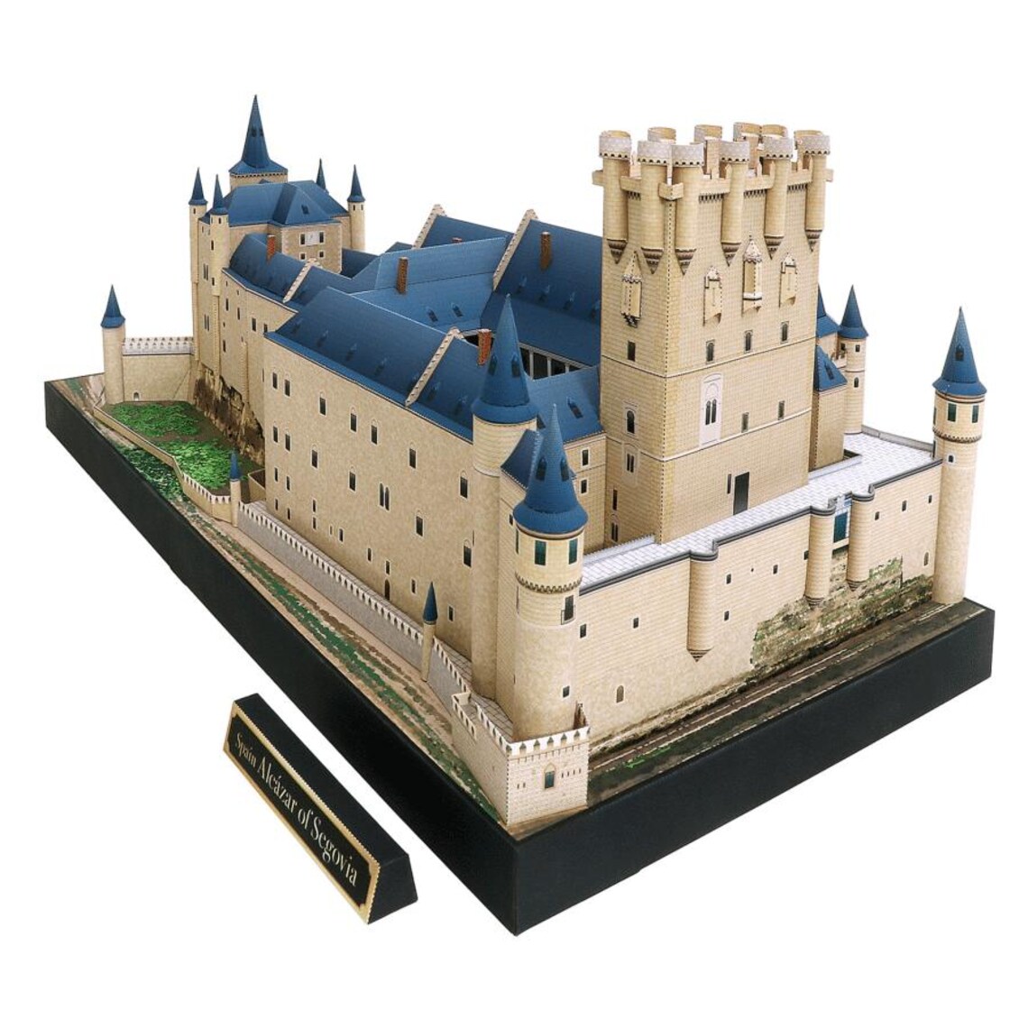 Alcázar of Segovia, Spain, Medieval Castle, Building, DIY Paper Model ...