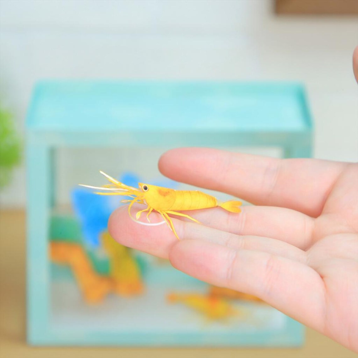 Guppy Fish Papercraft, Aquarium, Fish Tank, Fishbowl, Paper Model ...