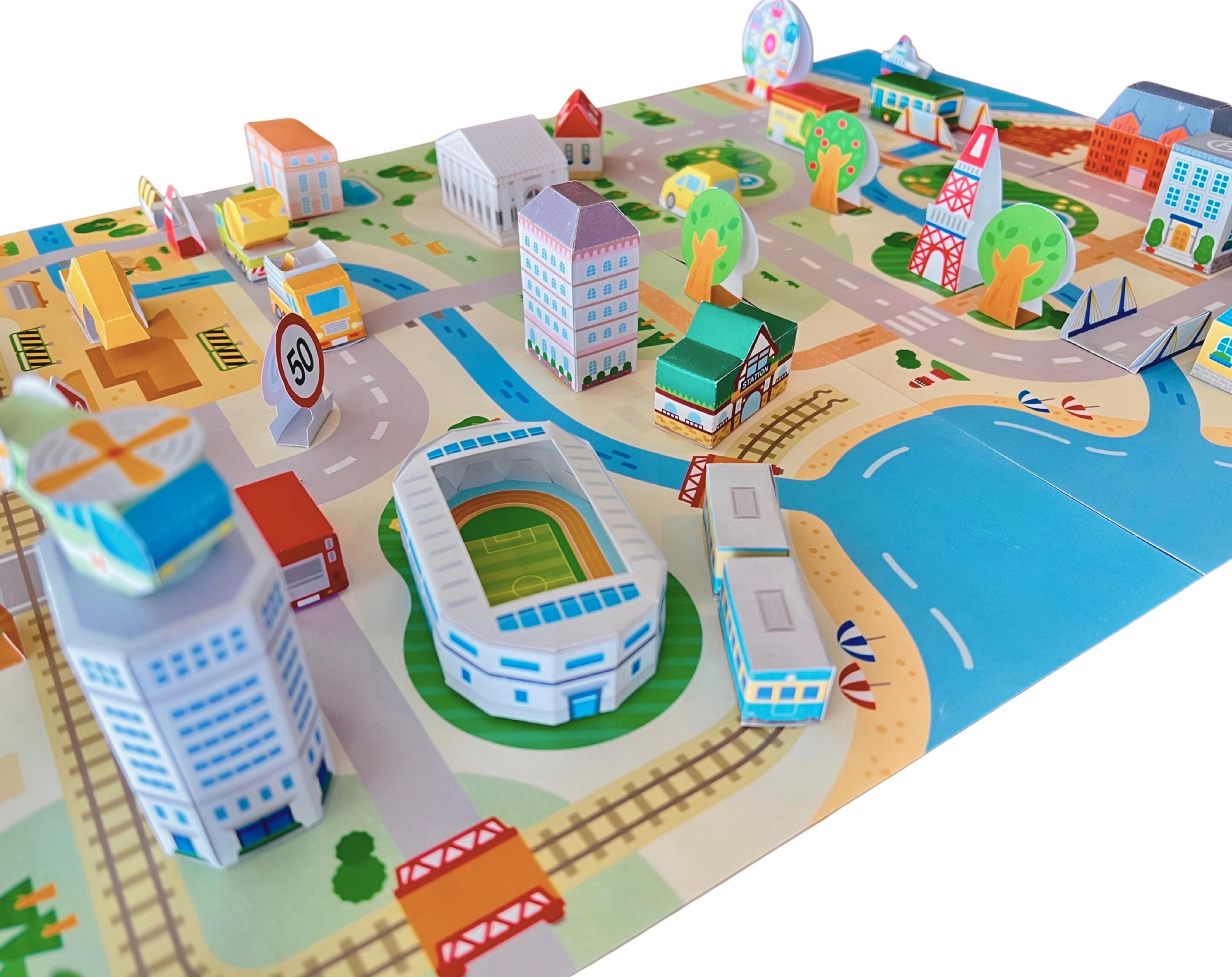 Printable Papercraft City of Mega City, London, Tokyo, Aachen ...