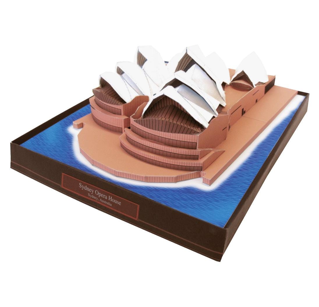 Sydney Opera House, Sydney, Australia, Building, DIY Paper Model ...