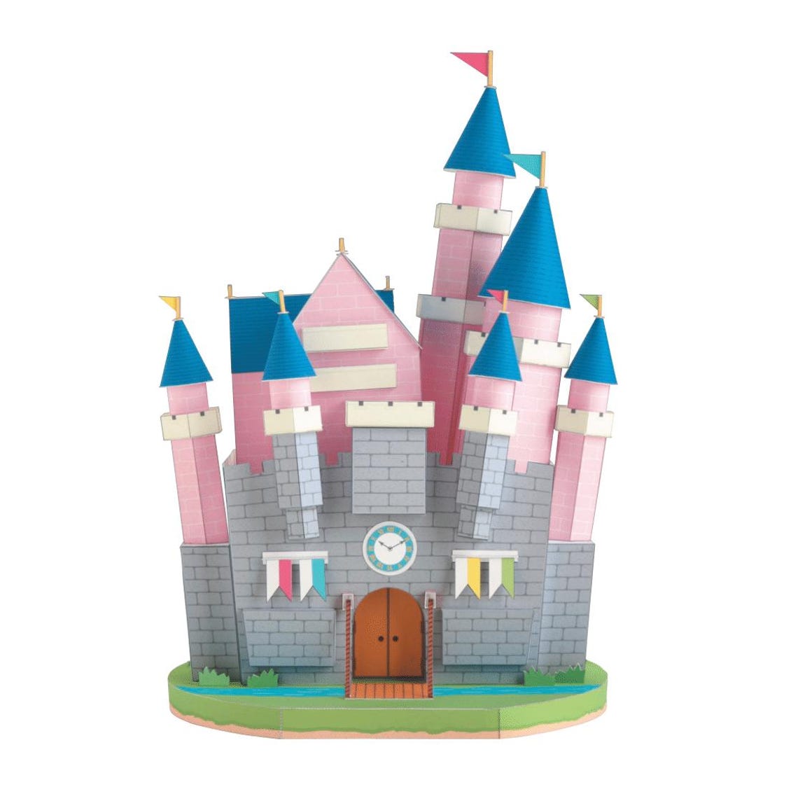 Castle of Snow White Papercraft, DIY Papercraft for Kid Template Kit ...