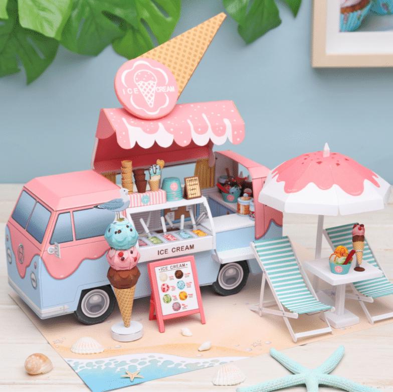 DIY Mobile Food Truck Papercraft: Ice Cream Van, Coffee Truck (PDF ...