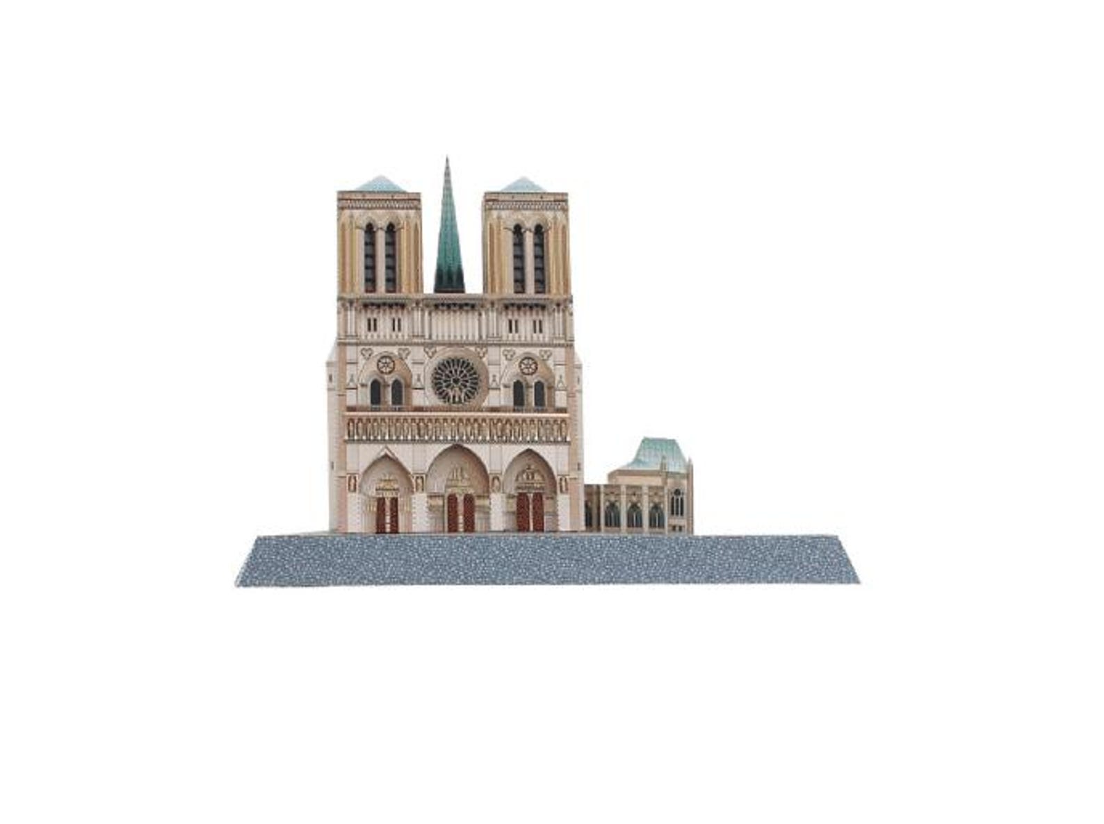 Cathédrale Notre-dame De Paris, Paris, France, Building, DIY Paper ...