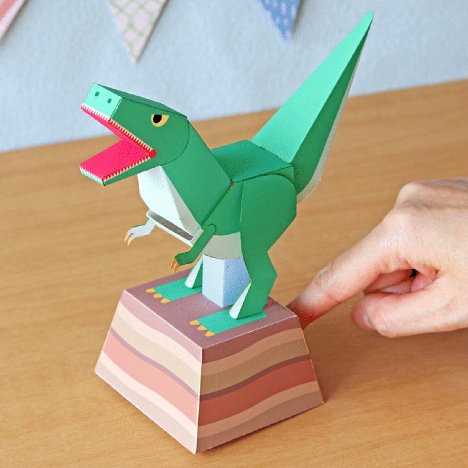 Tyrannosaurus, Dinosaur, Moving Toy, Papercraft, Pdf, Printable ...