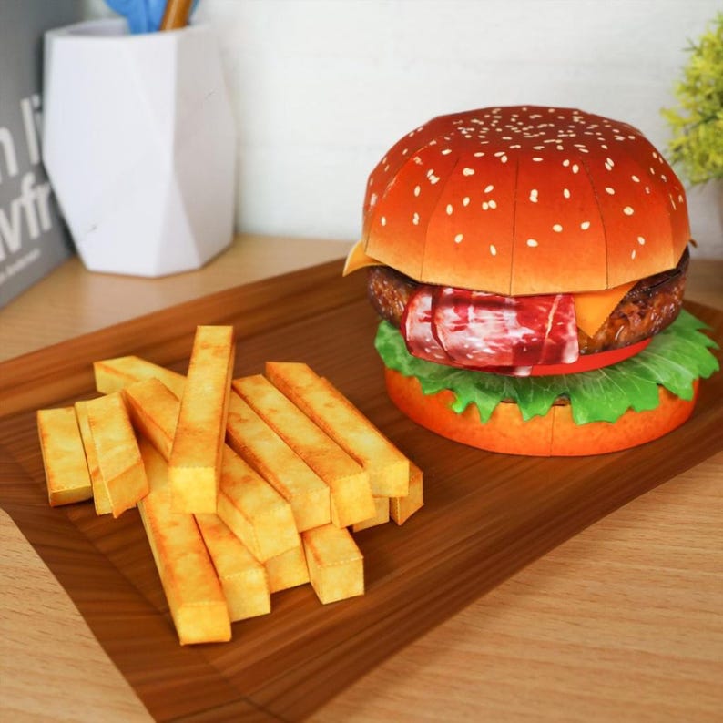 Hamburger Pretend Play Printables, Dramatic Play, Preschool Printables ...