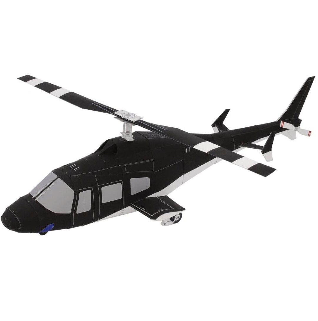 Helicopter, Aircraft, DIY Paper Model, Papercraft, Printable Papercraft ...